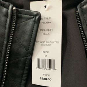 French Connection | Jackets & Coats | Quilted Faux Leather Jacket ...